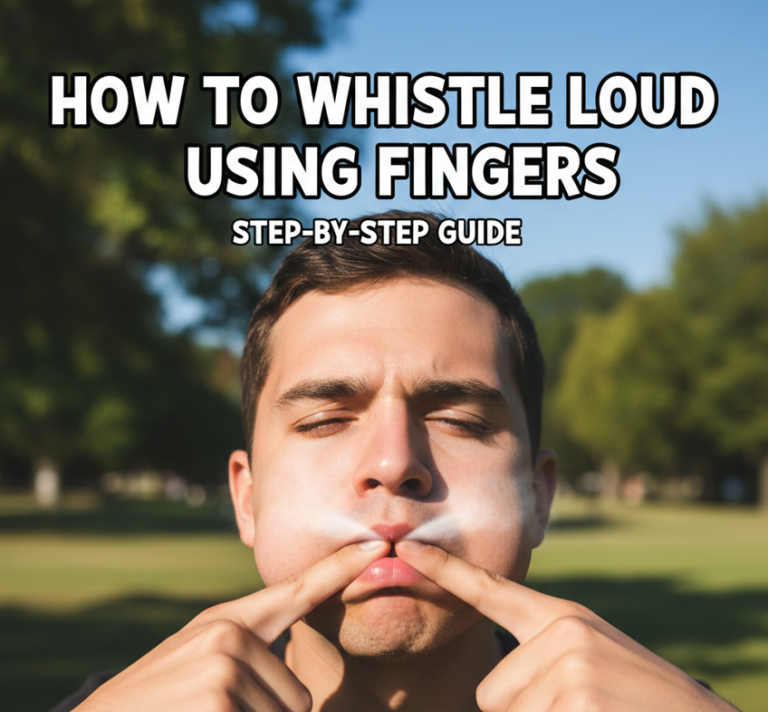 How to Whistle: The Complete Step-by-Step Guide for Beginners